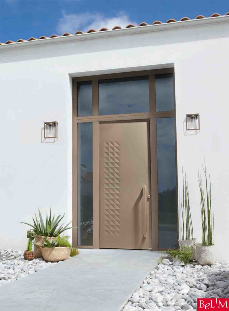 Portes d’entrée aluminium - Espace Quintane
