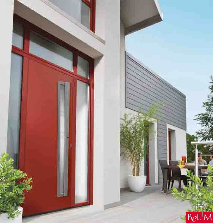 Portes d’entrée aluminium - Espace Quintane